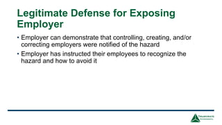 Decoding the OSHA Regulations for Multi-Employer Worksites | PDF