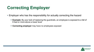 Decoding the OSHA Regulations for Multi-Employer Worksites | PDF