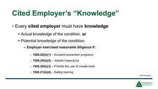 Decoding the OSHA Regulations for Multi-Employer Worksites | PDF