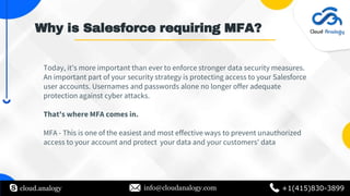 Multi-Factor Authentication In Salesforce | PPTX