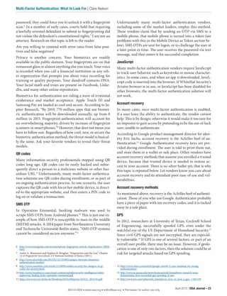 Multi factor authentication issa0415-x9 | PDF