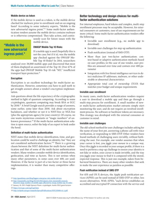 Multi factor authentication issa0415-x9 | PDF