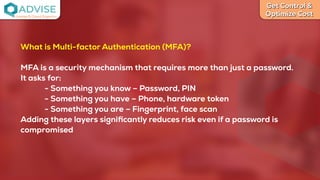 Multi-factor Authentication (MFA) requirement for Microsoft 365 Admin ...