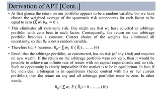 Multi factor models in asset pricing | PDF