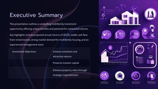 Multi Family Syndication pitch deck template by viktor ilijev the ...