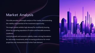 Multi Family Syndication pitch deck template by viktor ilijev the ...