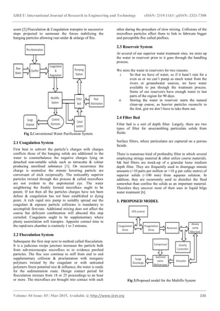 Multi flo mechanization system in wtp | PDF