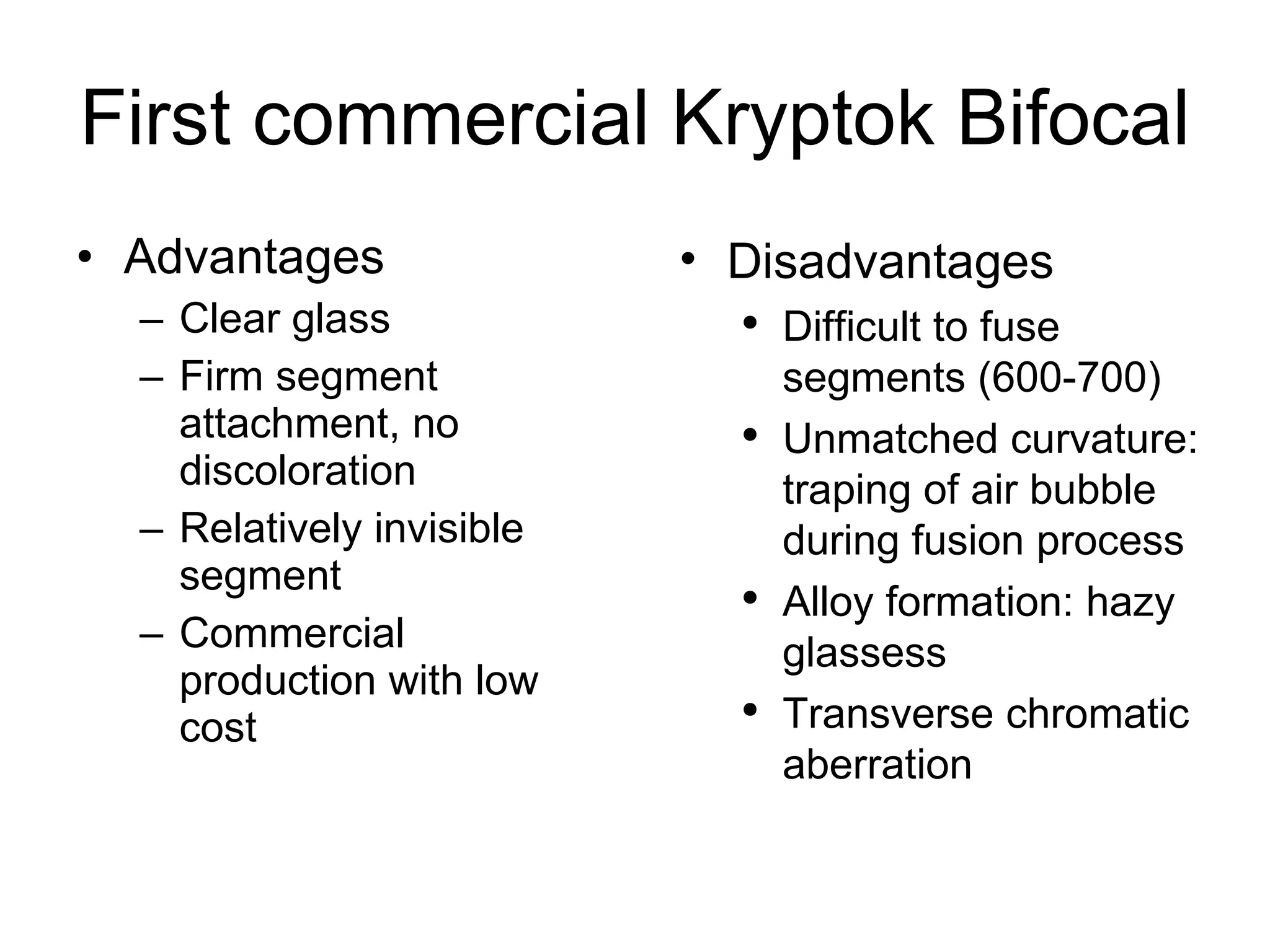 Multi focal lens design, history and optical principles | PPT