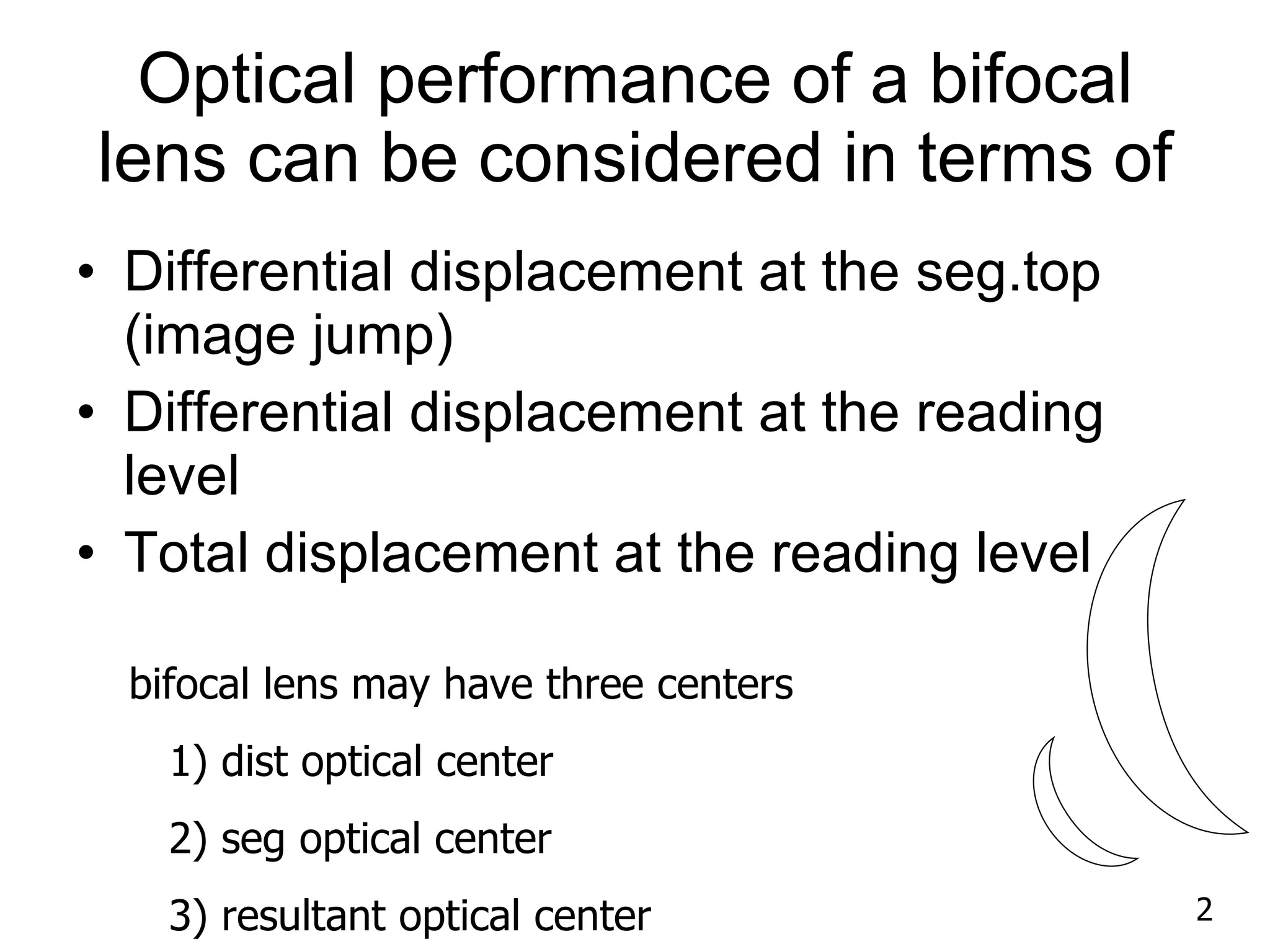 Multi focal lens design, history and optical principles | PPT