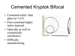 Multi focal lens design, history and optical principles | PPT