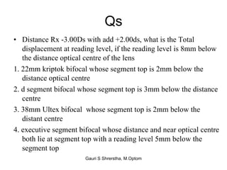 Multi focal lens performance 2 | PPT