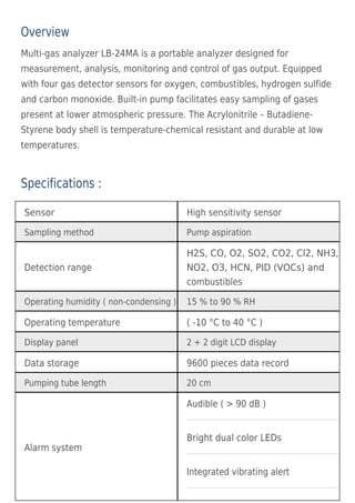 Multi-gas-Analyzer.......pdf............ | PDF