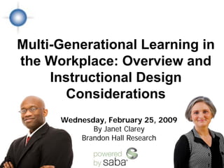 Multi Generational Learning | PPT