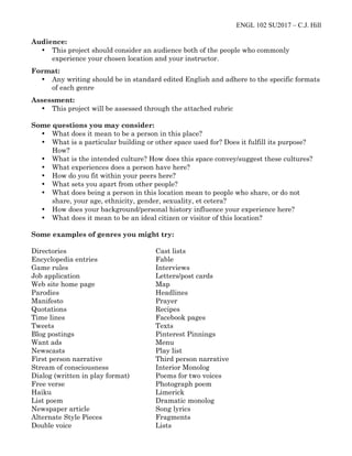 Multi genre analysis assignment | PDF | Educational Assessment | Education