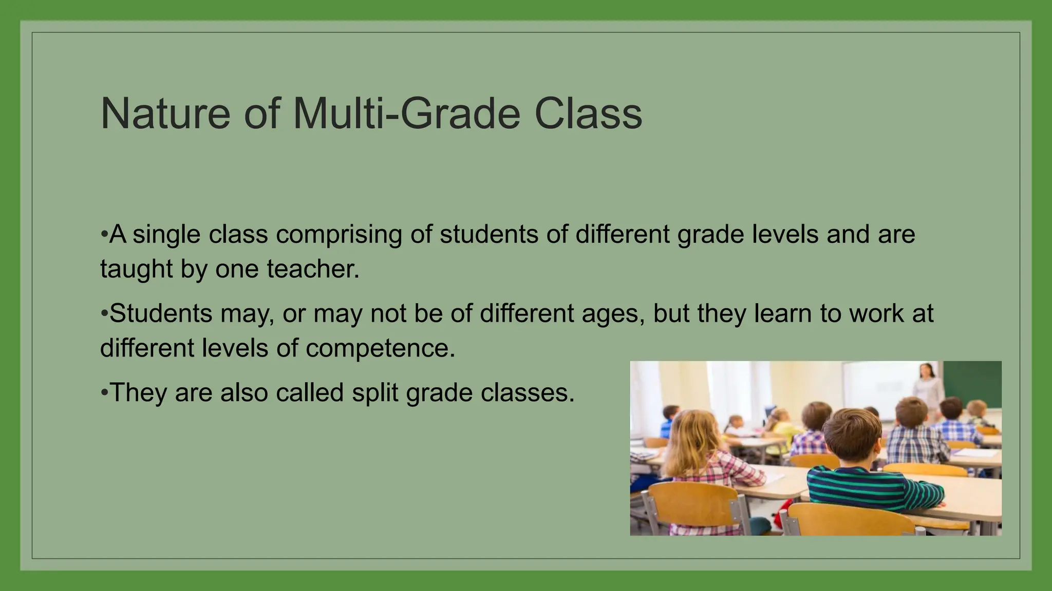 Multi-grade-class powerpoint presentation | PPT