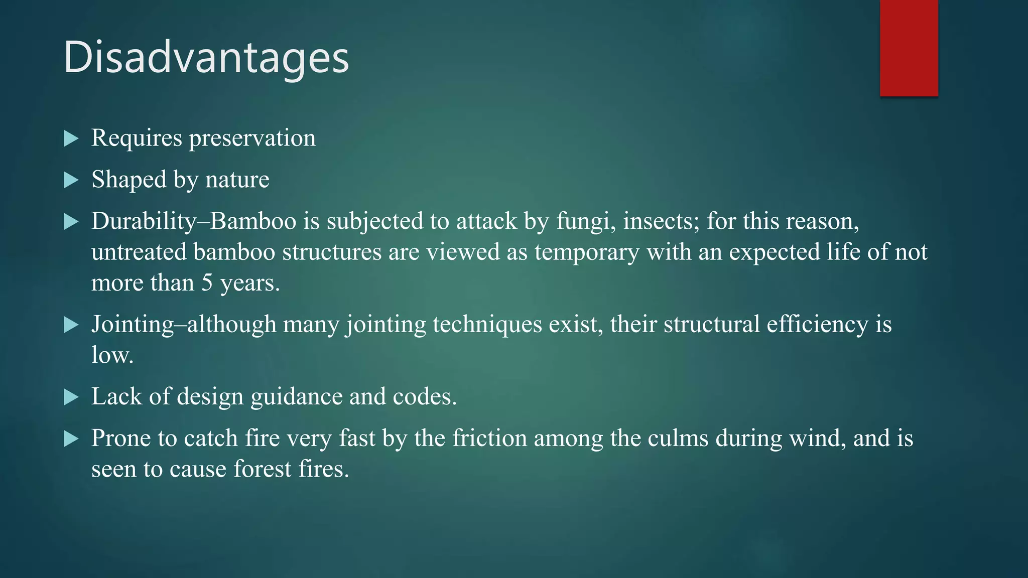 Multi hazard disaster resilient with bamboo-based system | PPTX