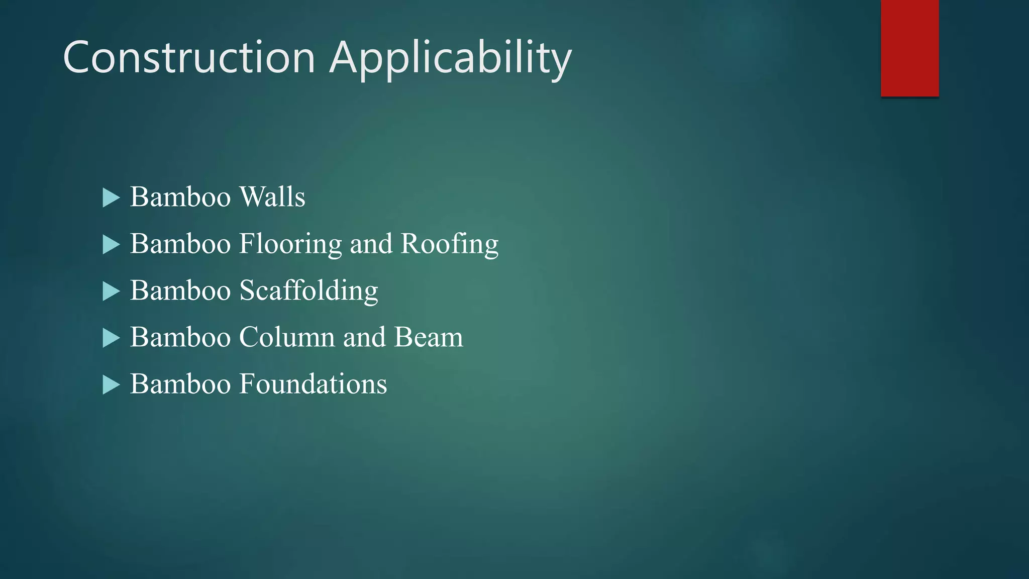 Multi hazard disaster resilient with bamboo-based system | PPTX