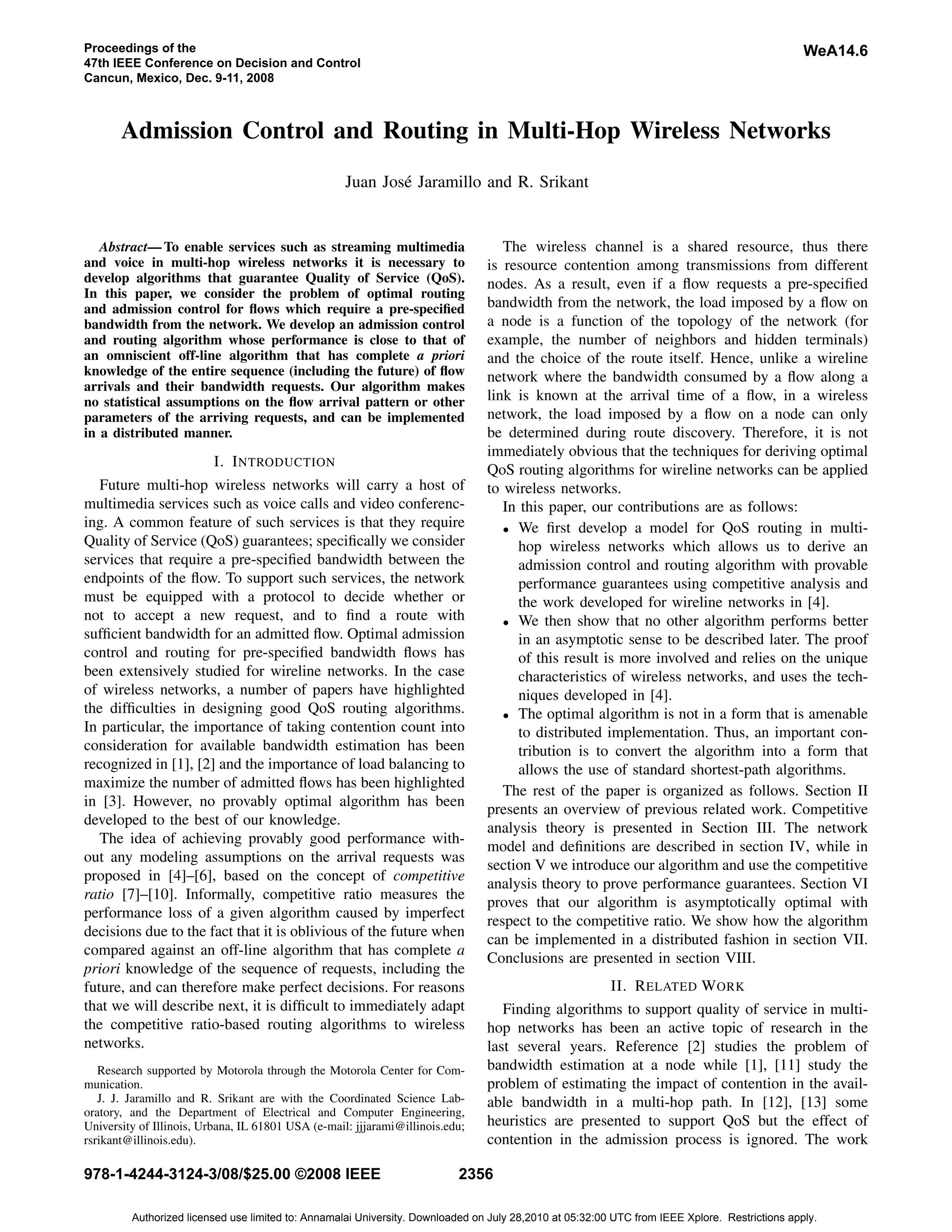 Multi hop wireless-networks | PDF