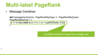 Multi-label graph analysis and computations using GraphX | PPT