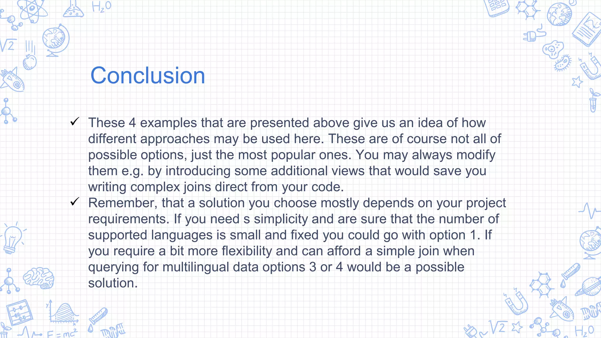 Multi-language database design appoaches | PDF