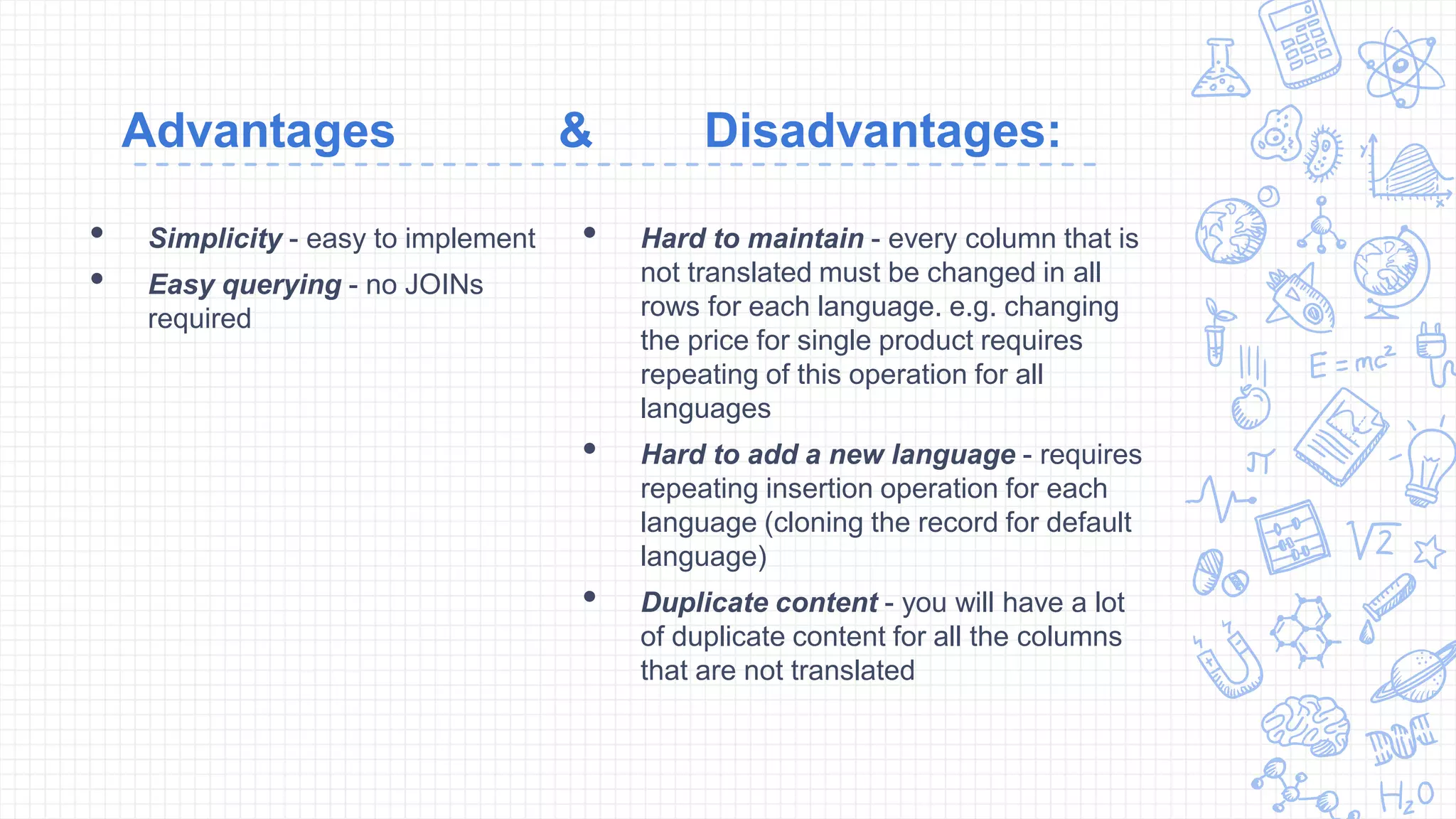 Multi-language database design appoaches | PDF
