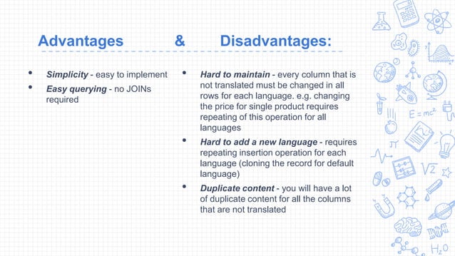 Multi-language database design appoaches | PDF
