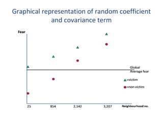 Multi level modelling- random coefficient models | Ian Brunton-Smith | PPT | Science