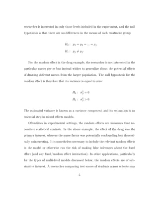Multi level models | PDF