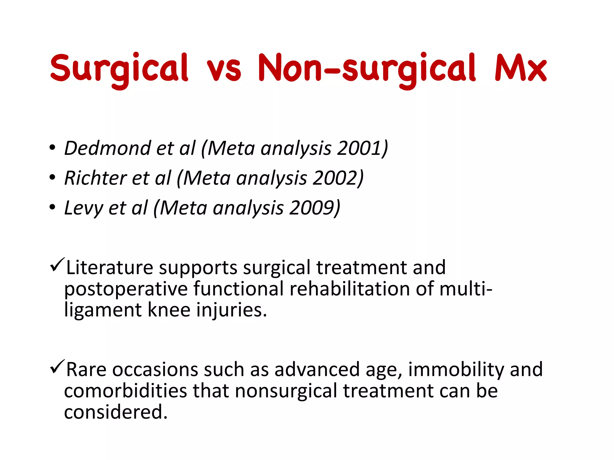 Multi ligamentous knee injury | PDF