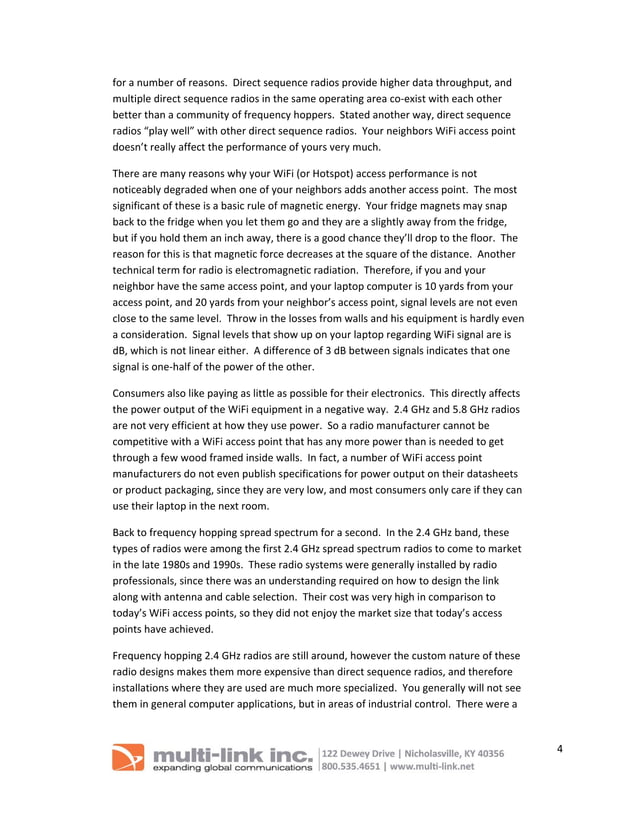 Multi-Link application note~ ISM band 12- 2012 | PDF