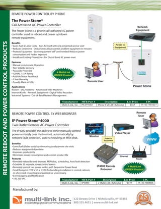 Multi-Link Product Line Card 2014 v.2 | PDF | Computer Networking ...
