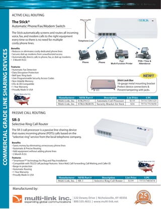 Multi-Link Product Line Card 2014 v.2 | PDF | Computer Networking ...