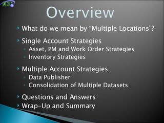 Strategies for Multiple Locations | PPS