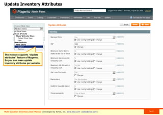 Multi Location Inventory User Manual by Aitoc | PPT