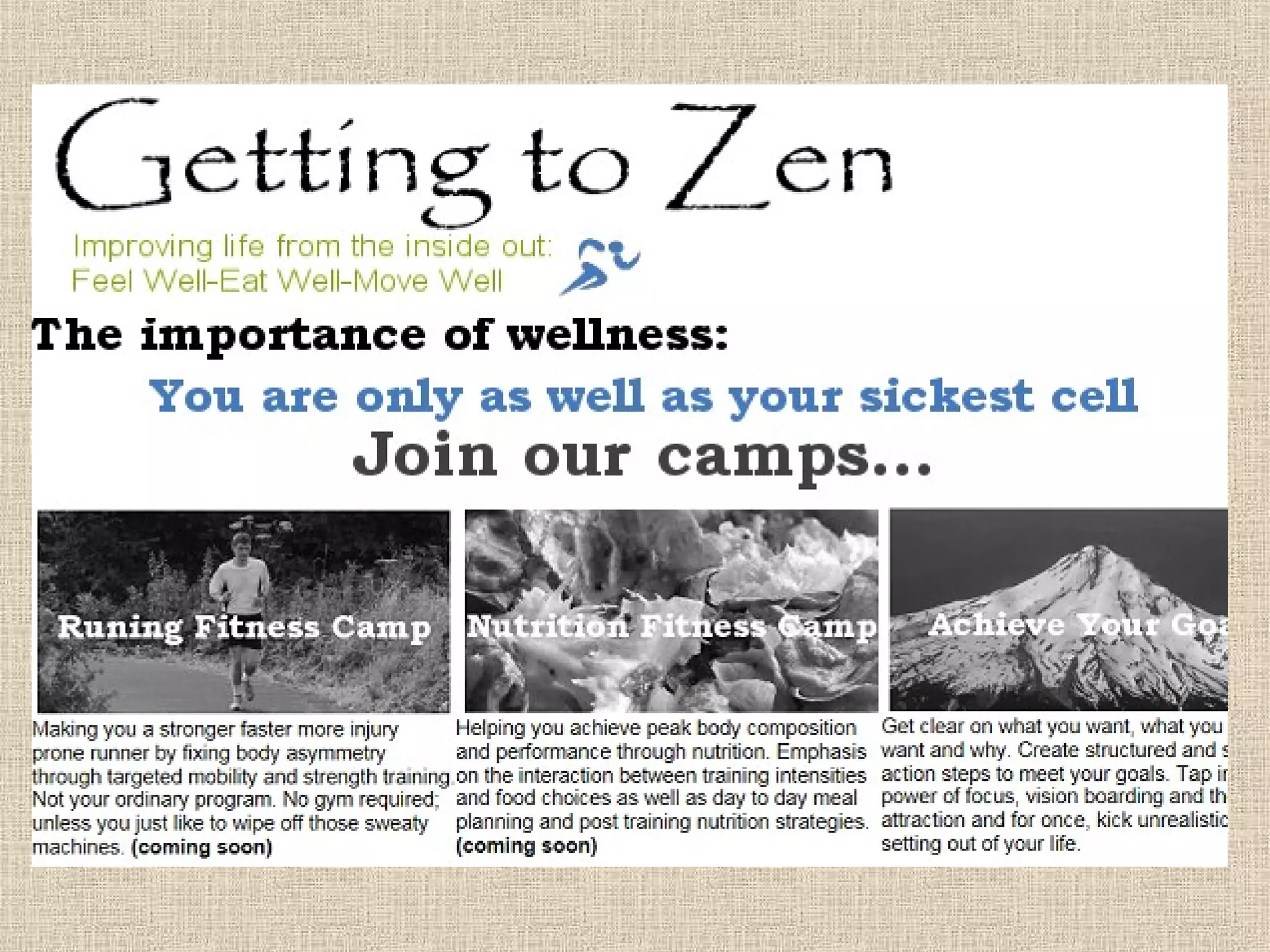 Welcome to Getting to Zen | PPT