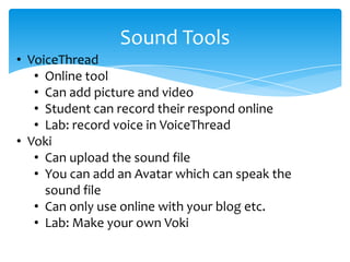 Multi media tools | PPT