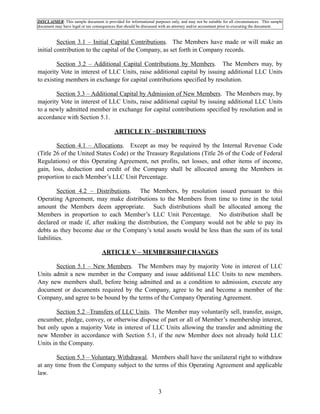 Multi member-llc-operating-agreement-download | PDF