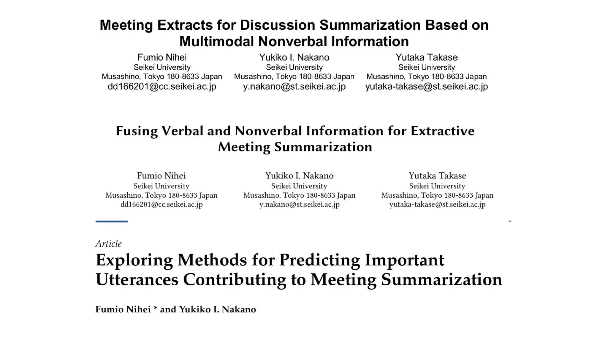 Multi-Modal Summarization | PPT