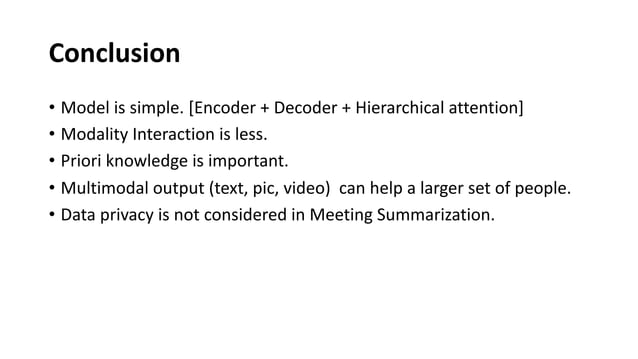 Multi-Modal Summarization | PPT