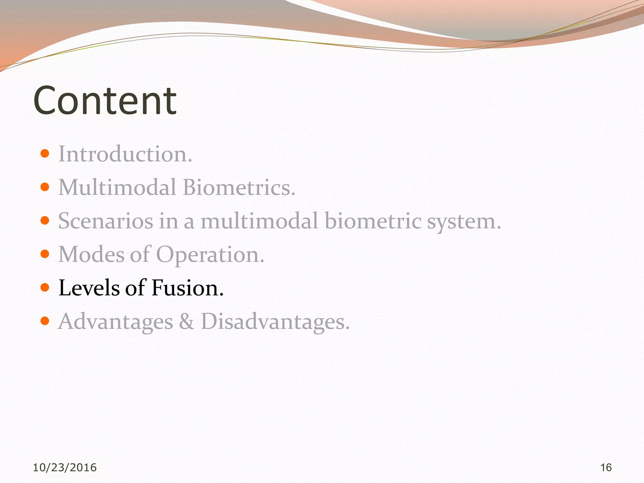 Multi modal biometric system | PPT Multi modal biometric system | PPT