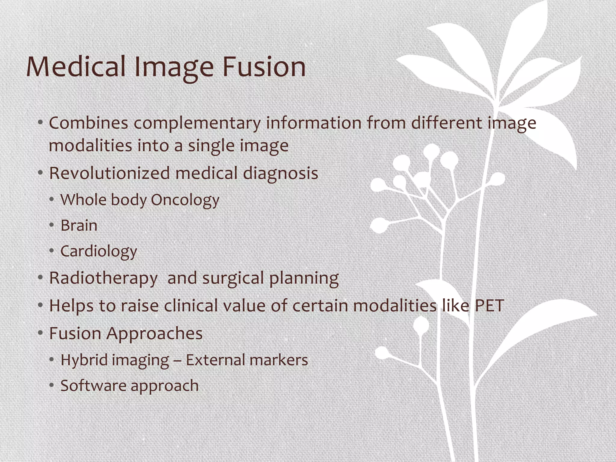 Multi modality medical image registration | PPT Multi modality medical image registration | PPT