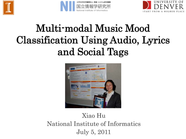 Multi modal music mood classification | PPTX