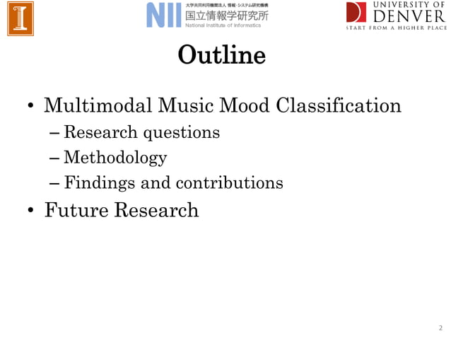 Multi modal music mood classification | PPTX