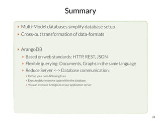 Multi model-databases | PPT