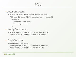 Polyglot Persistence & Multi-Model Databases (FullStack Toronto) | PDF