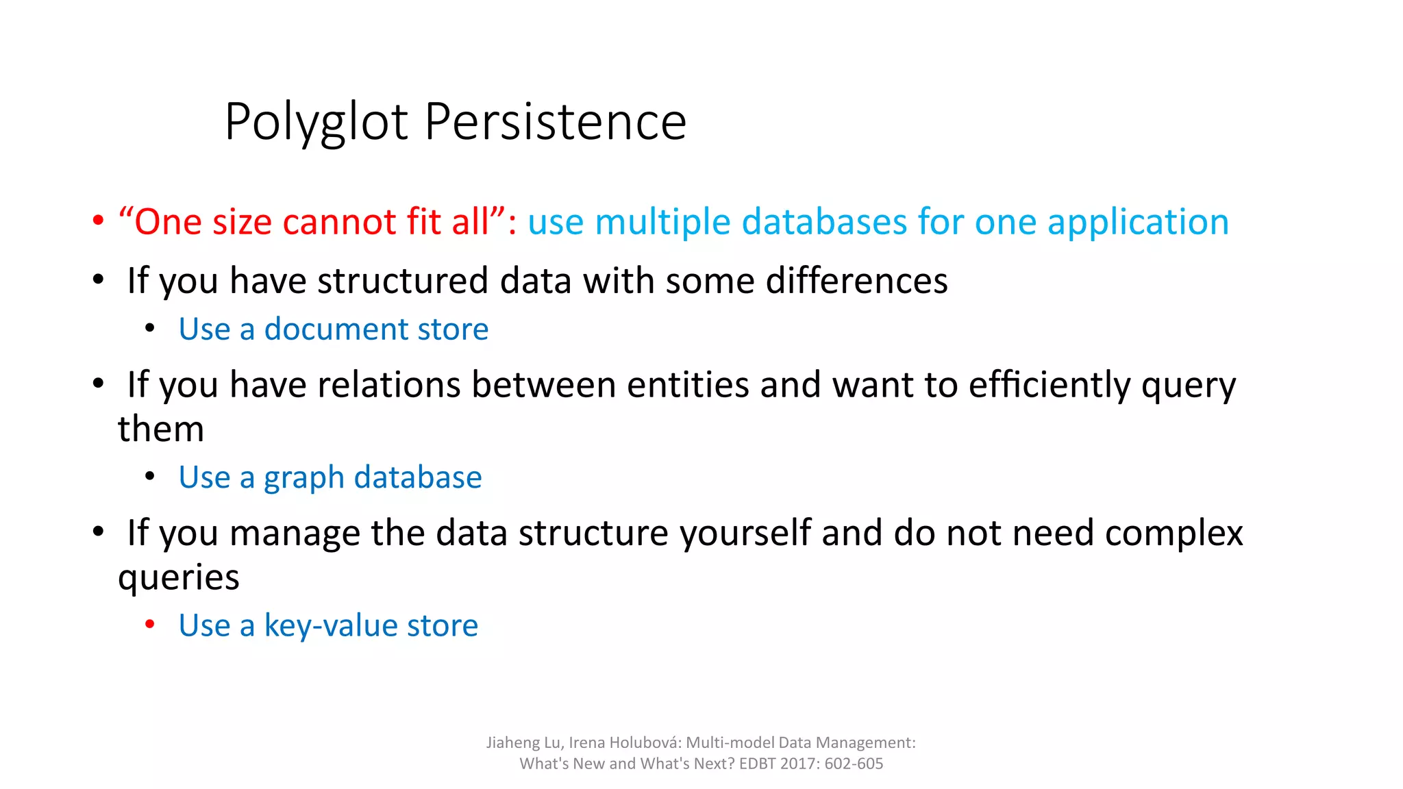 Multi-model database | PDF