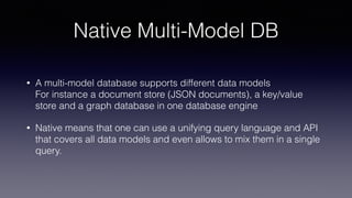 Performance comparison: Multi-Model vs. MongoDB and Neo4j | PPT
