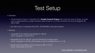 Performance comparison: Multi-Model vs. MongoDB and Neo4j | PPT