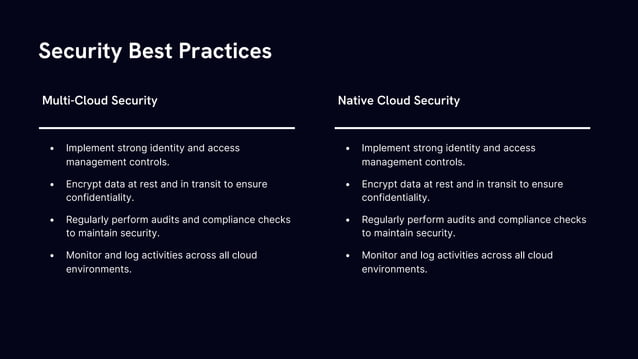 Multi Cloud and Native Cloud : Leveraging the Power and Ensuring ...