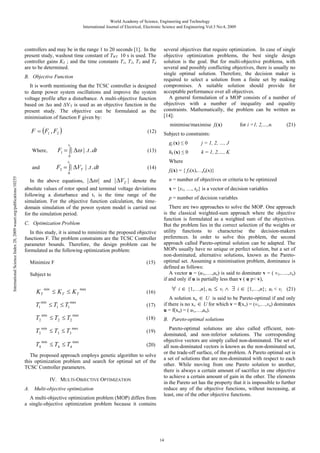 Multi objective-optimization-with-fuzzy-based-ranking-for-tcsc-supplementary-controller-to ...
